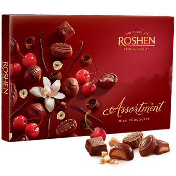 Send A Box of Roshen Milk Chocolate Assortment to Russia and ...